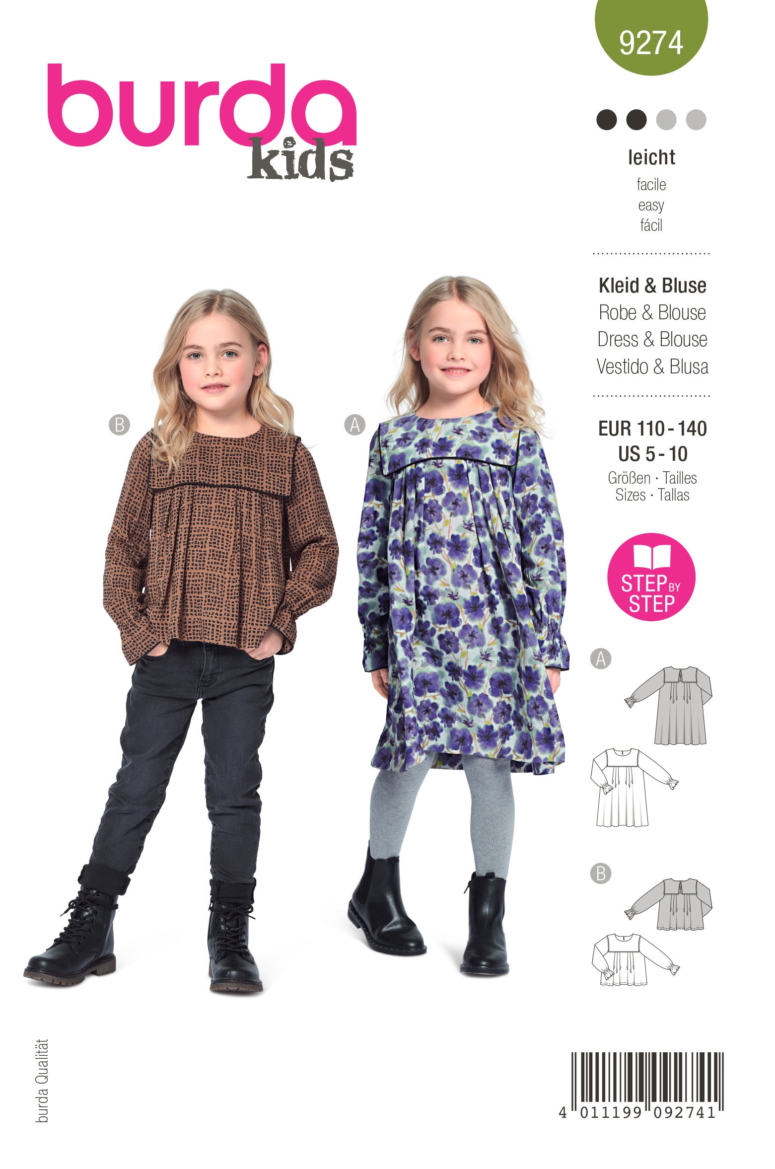 Burda X09274 Child Dress – Lincraft New Zealand