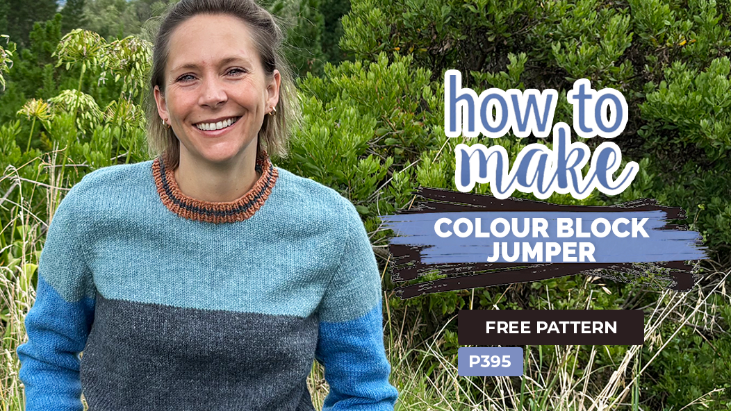 P395 Colour Block Jumper – Lincraft New Zealand