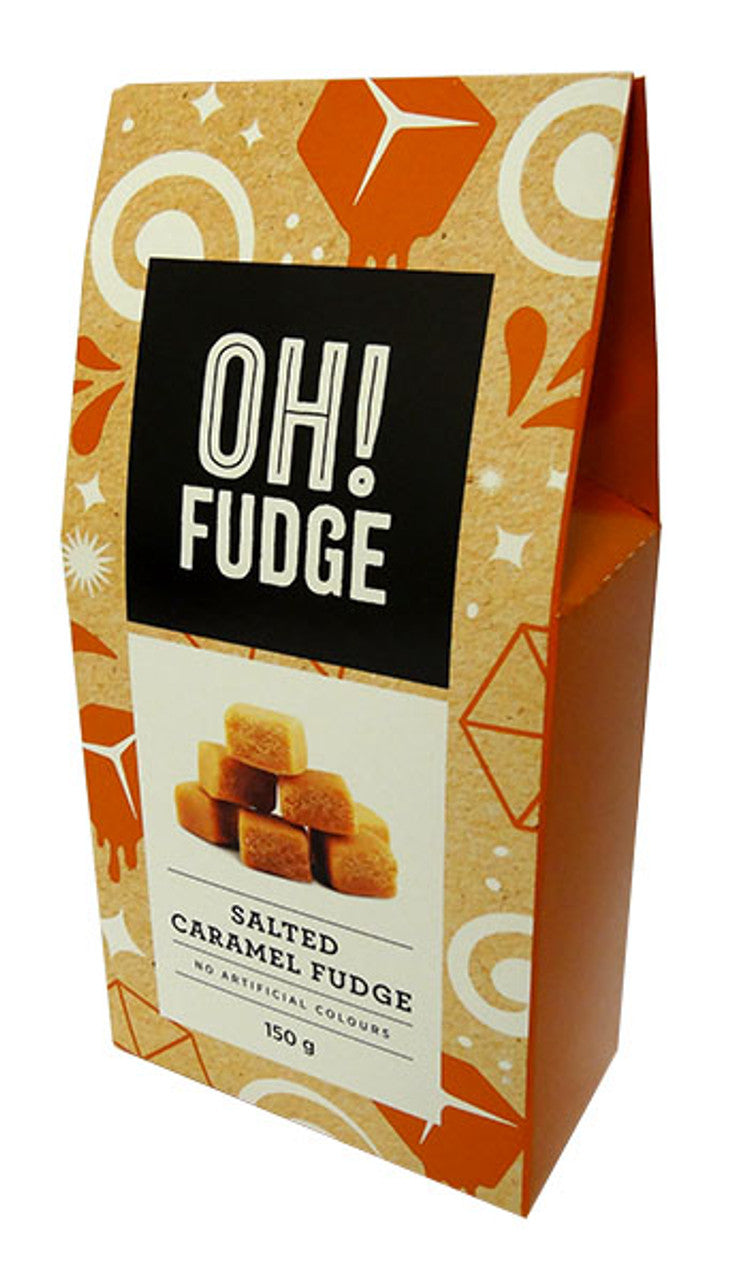 Oh! Fudge Salted Caramel Fudge- 150g – Lincraft New Zealand