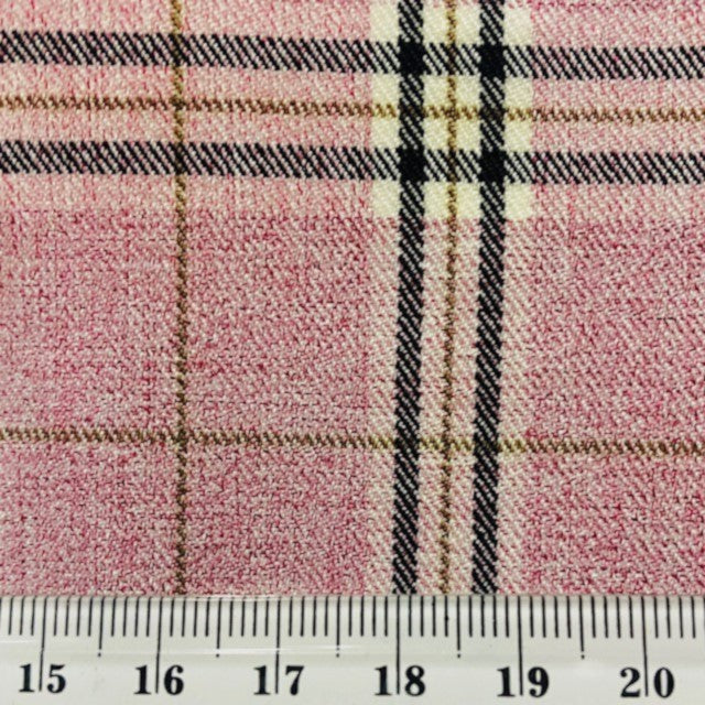 Check Suiting Fabric, Rose Pink Check- 150cm – Lincraft New Zealand