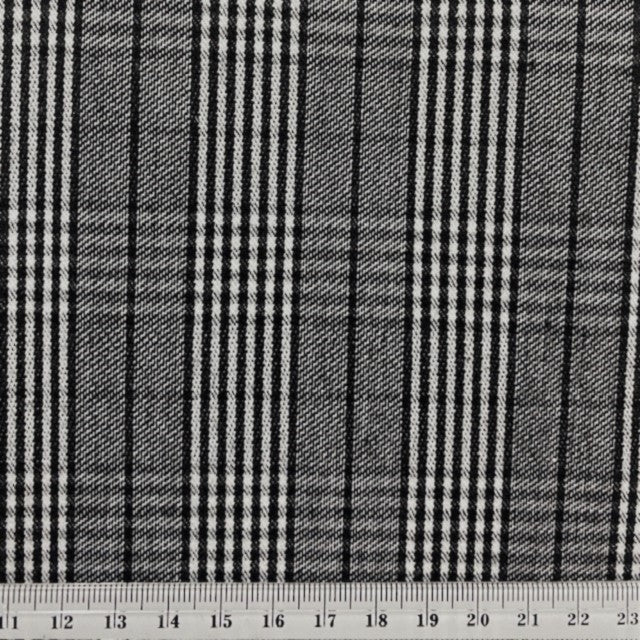 Check Suiting Fabric, Black & White Check- 150cm – Lincraft New Zealand