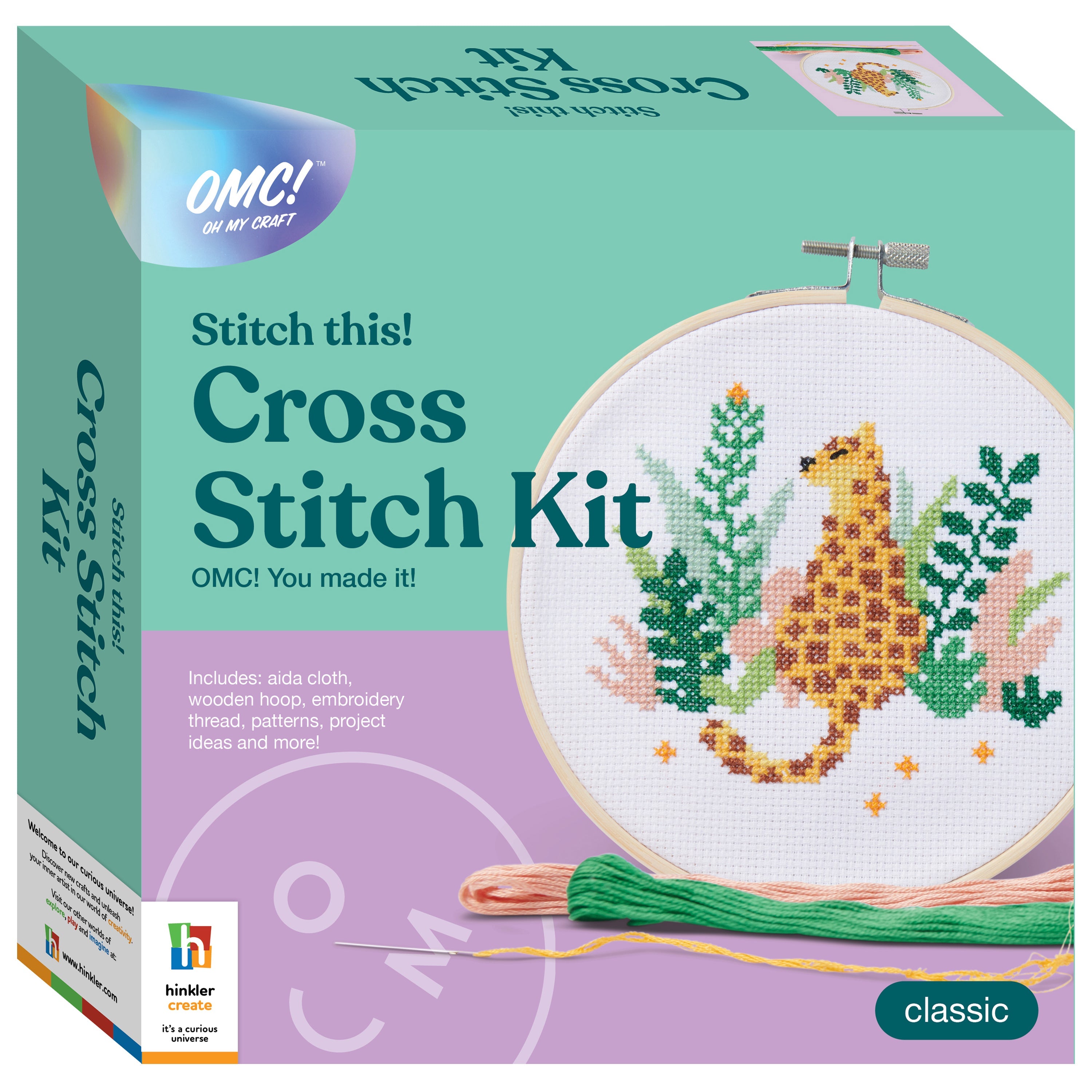 OMC! Stitch This Cross-stitch Kit – Lincraft New Zealand