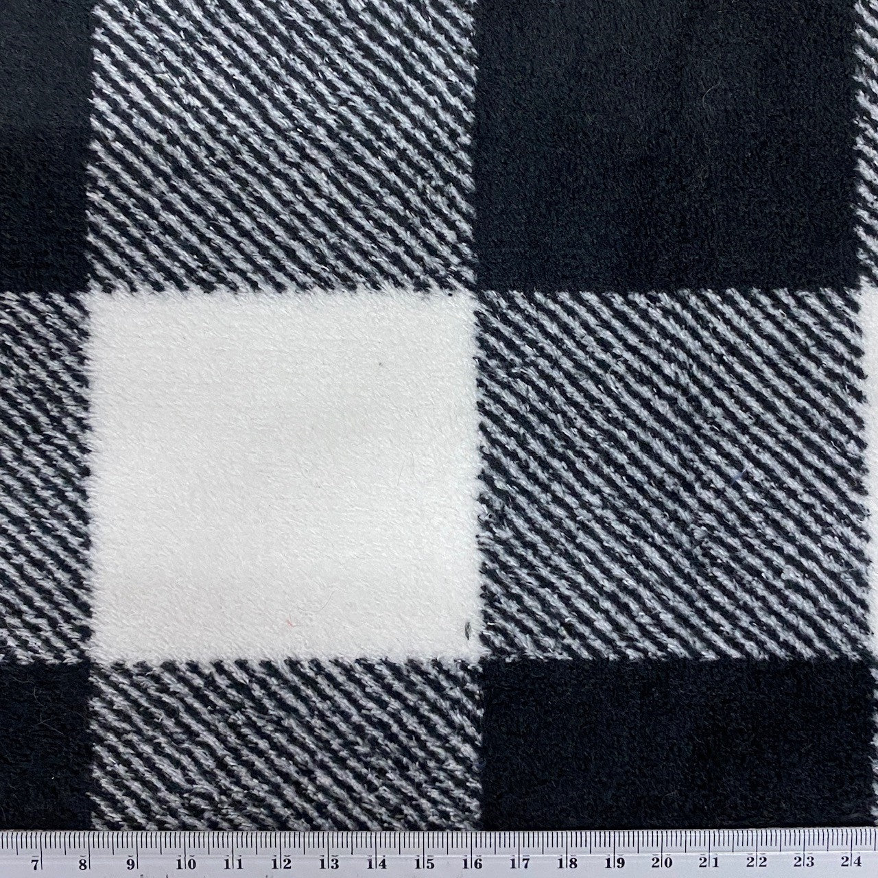 Printed Coral Fleece Fabric, White Dark Check-155cm – Lincraft New Zealand