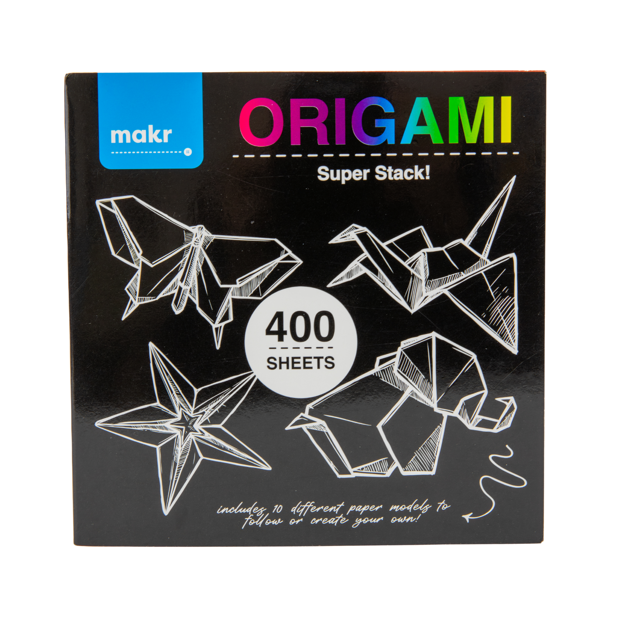 Makr Origami Book 400 Sheets, 6X6 Inches – Lincraft New Zealand
