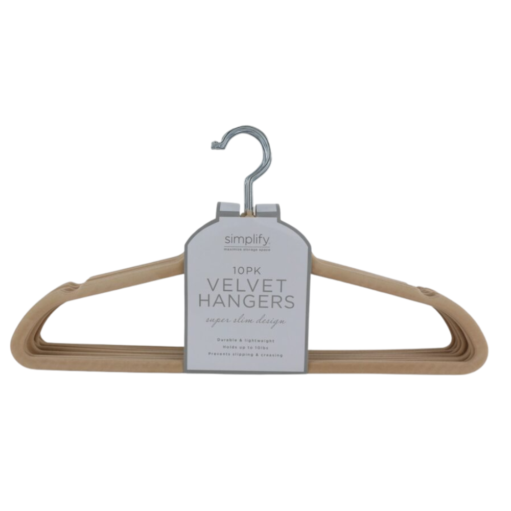 Velvet Hangers, 10pk- Assorted – Lincraft New Zealand
