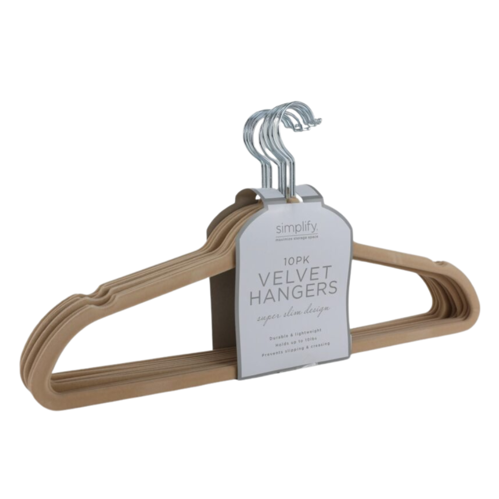 Velvet Hangers, 10pk- Assorted – Lincraft New Zealand