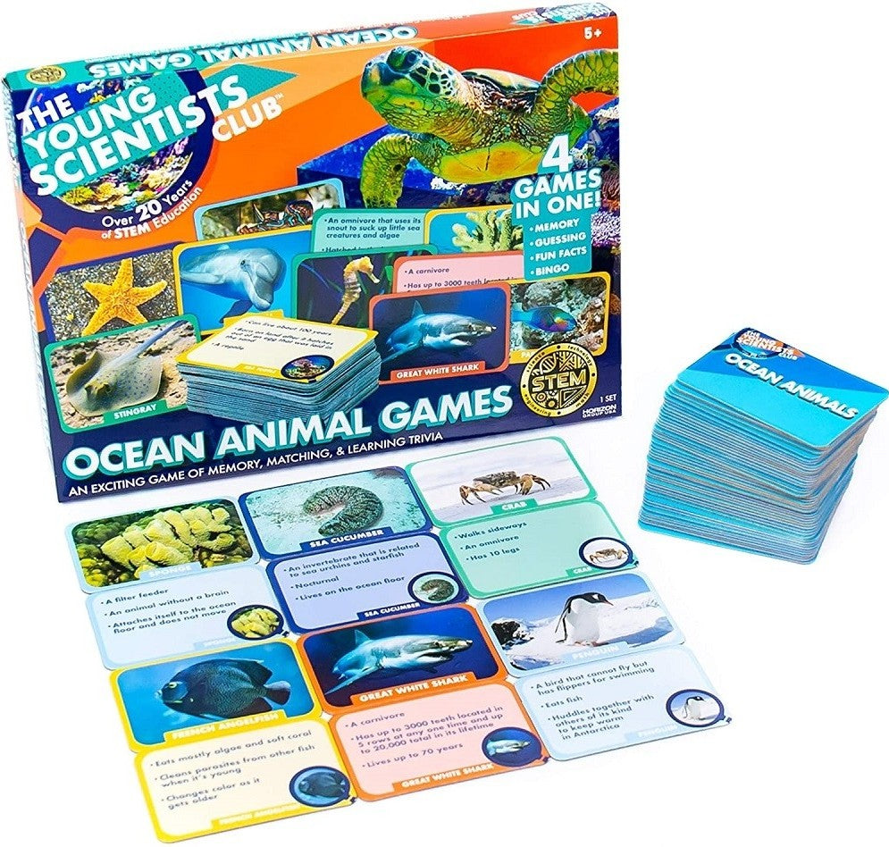 The Young Scientist Club Ocean Animal Games – Lincraft New Zealand