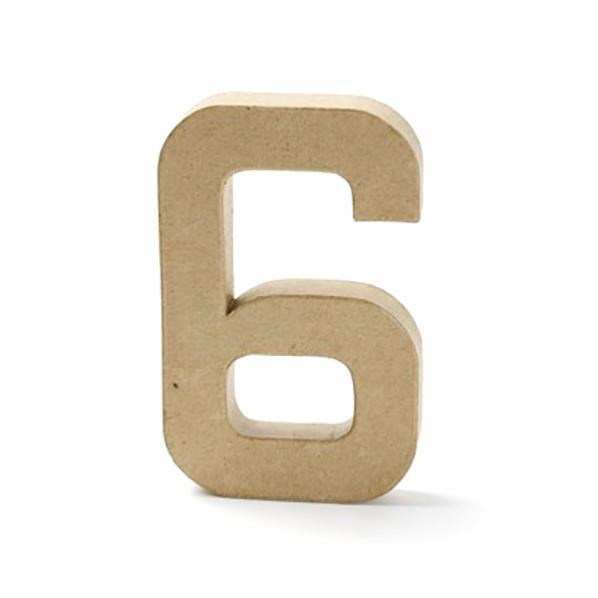 Paper Mache Number 6 - 8 inch – Lincraft New Zealand