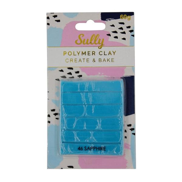 Sully Polymer Clay, Sapphire- 60g – Lincraft New Zealand