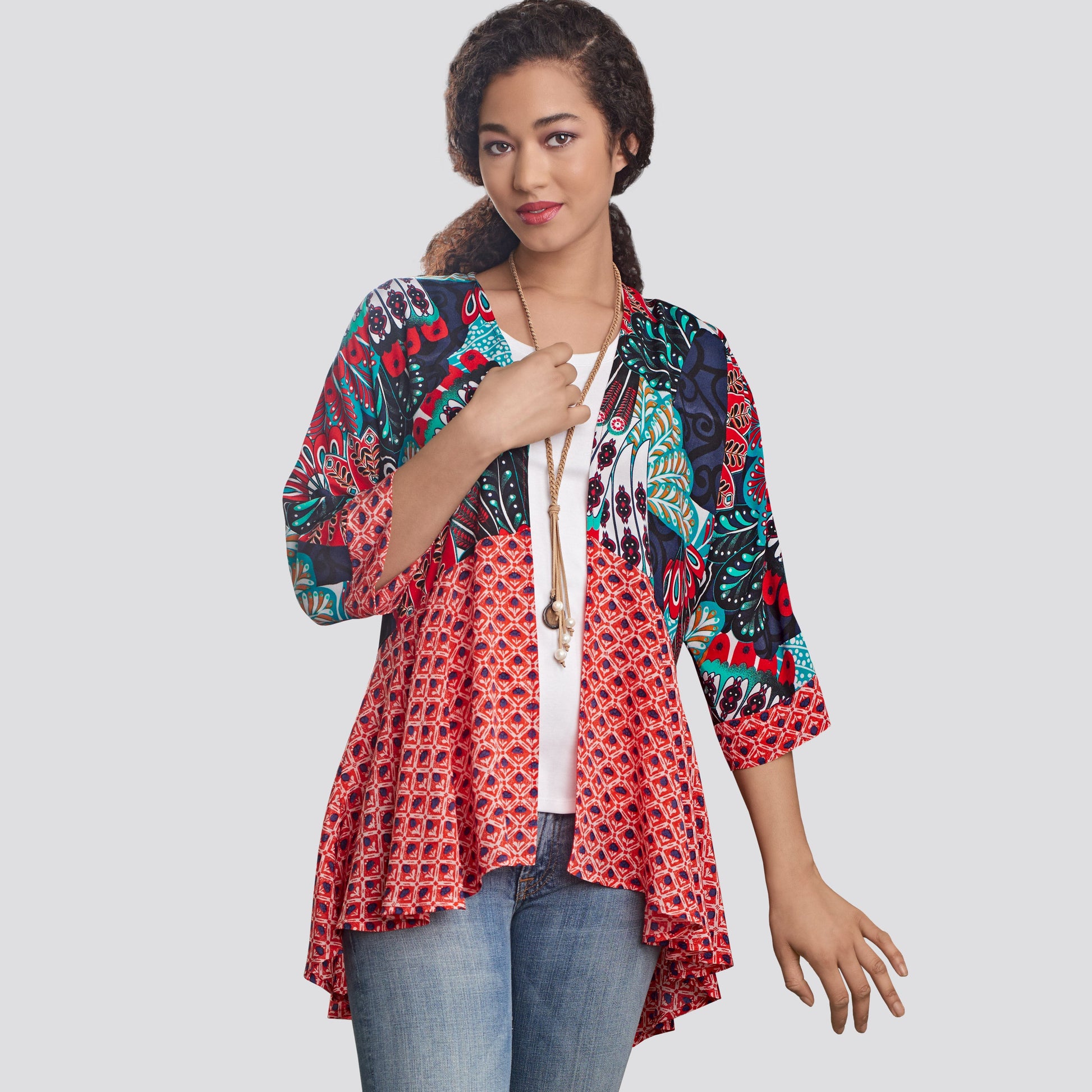 Simplicity Pattern 8172 Misses' Fashion Kimonos with Length, Fabric an ...