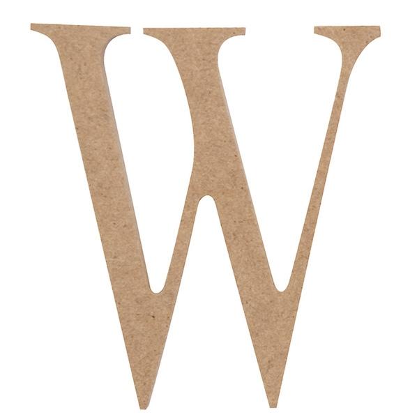Arbee Wooden Letter W – Lincraft New Zealand